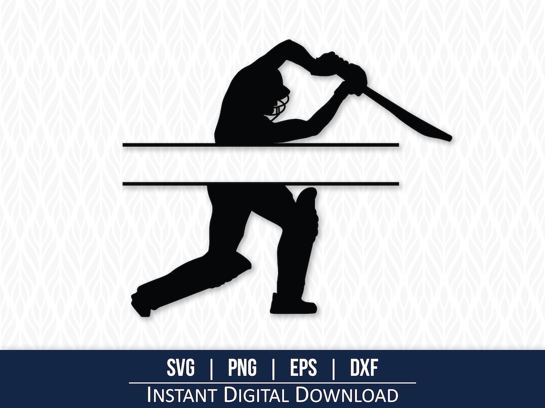 Cricket Split Monogram Svg - Instant Digital Download - Svg, Png, Dxf ...