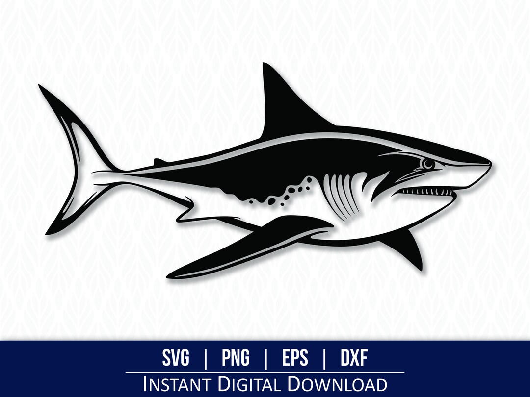 Shark SVG - Instant Digital Download - Svg, Png, Dxf and Eps Included ...