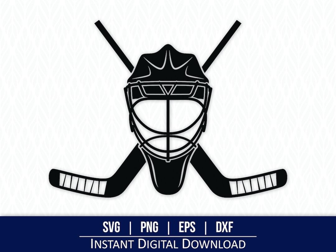 Hockey Goalie Mask SVG - Instant Digital Download - Svg, Png, Dxf and ...
