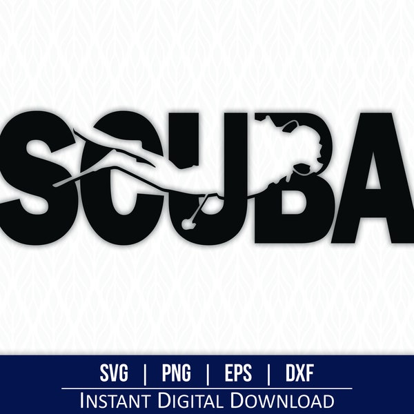 Scuba Diving Svg - Etsy