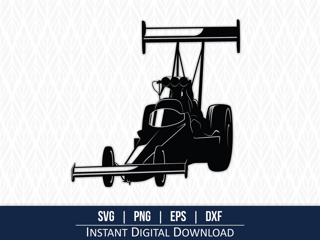 Drag Racing SVG, Racecar Svg, Race Car Clipart Instant Digital Download ...