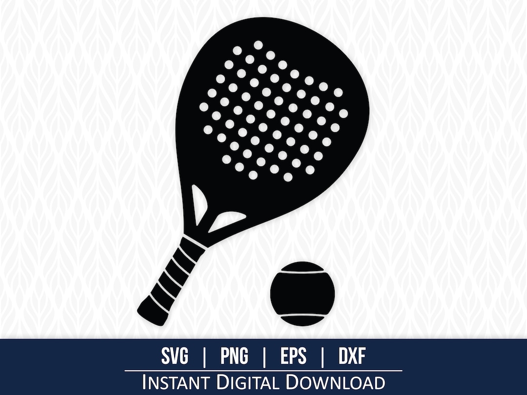 Padel Tennis SVG Instant Digital Download Svg, Png, Dxf and Eps ...