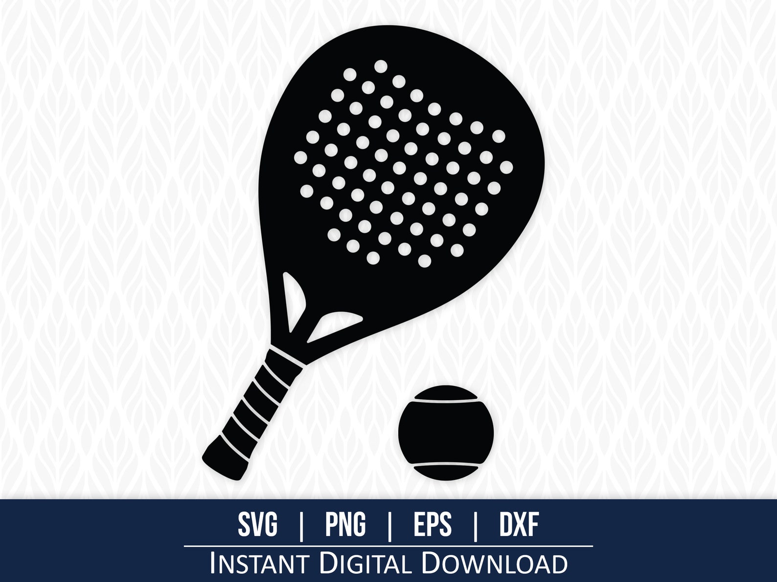 Padel Tennis SVG Descarga digital instantánea svg, png, dxf y eps ...