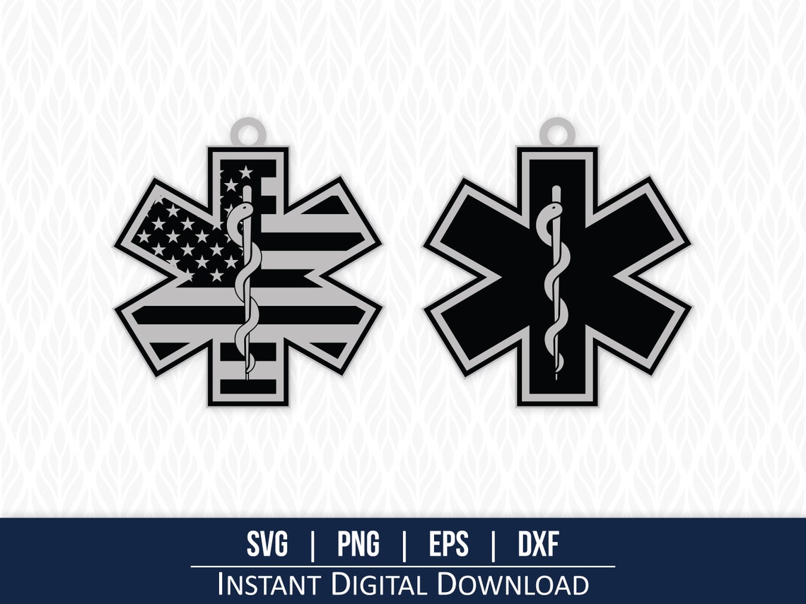 EMT Keychain SVG: Laser Cut File, Engraved Design (digital Download) - Etsy