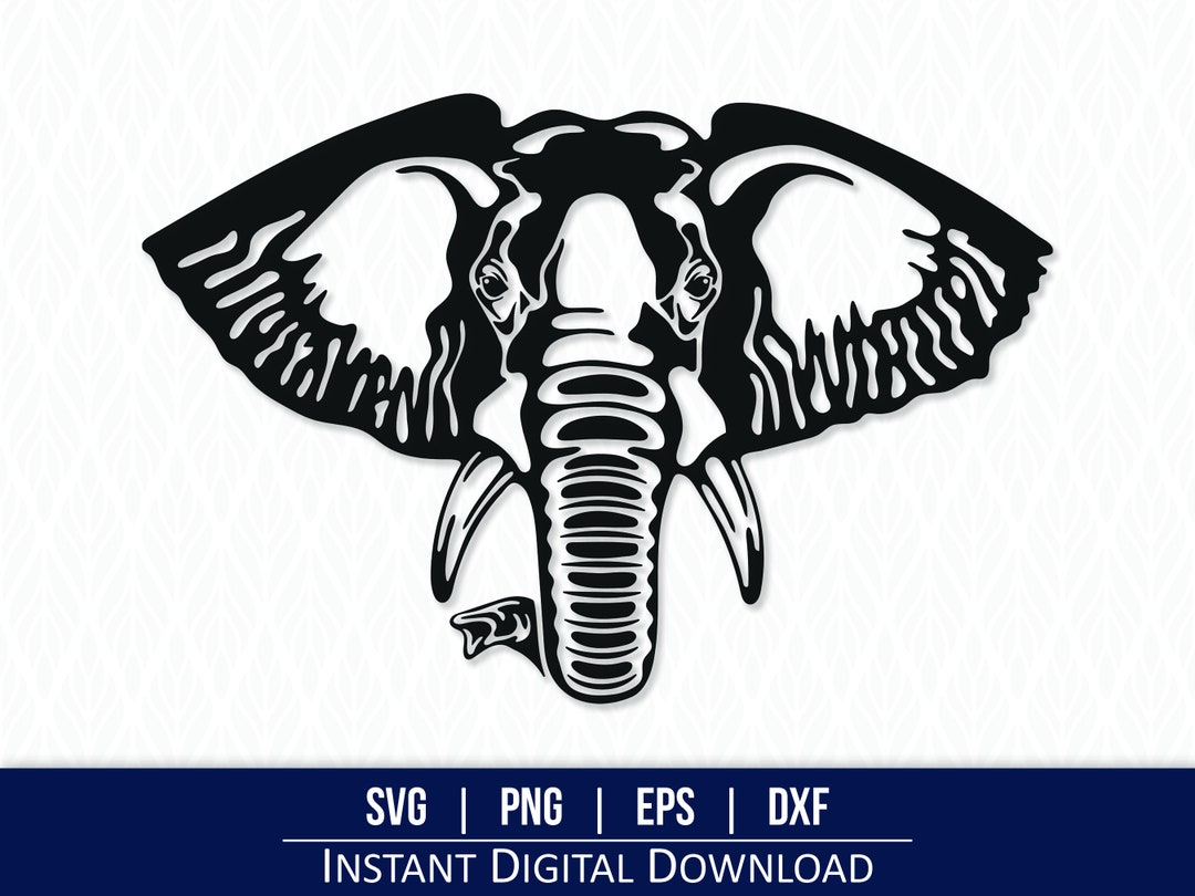 Elephant SVG - Instant Digital Download - Svg, Png, Dxf and Eps ...