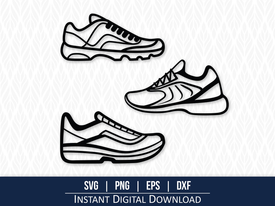 Shoes Svg - Instant Digital Download - Svg, Png, Dxf and Eps Included ...