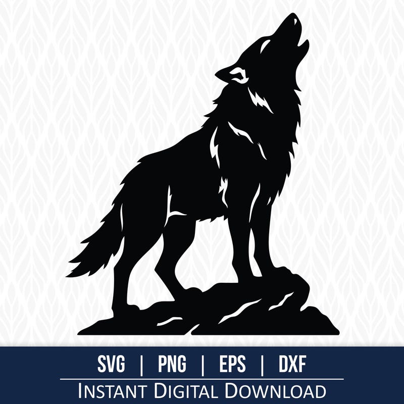 Tribal Wolf Svg - Etsy