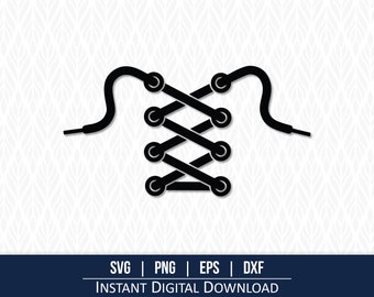 Shoe Laces. Svg Png Eps Dxf Cut Files. - Etsy