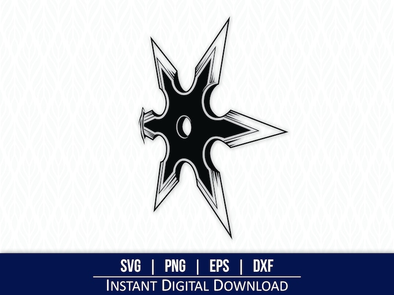 Ninja Star SVG: Throwing Star Clipart, Cut File (digital Download ...