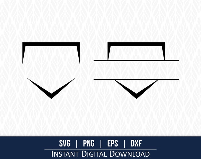 Home Plate Outline SVG, Home Plate SVG, Baseball SVG, Softball Svg ...