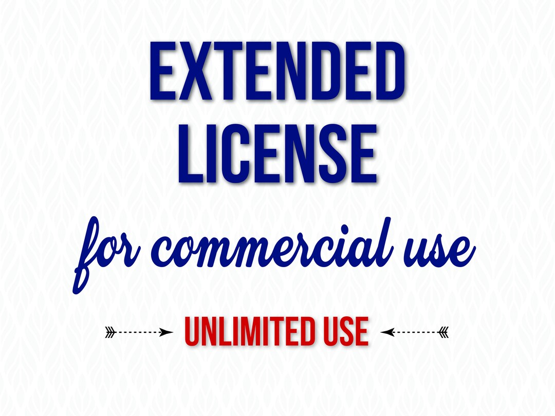 EXTENDED COMMERCIAL LICENSE for One Digital Product Design for ...