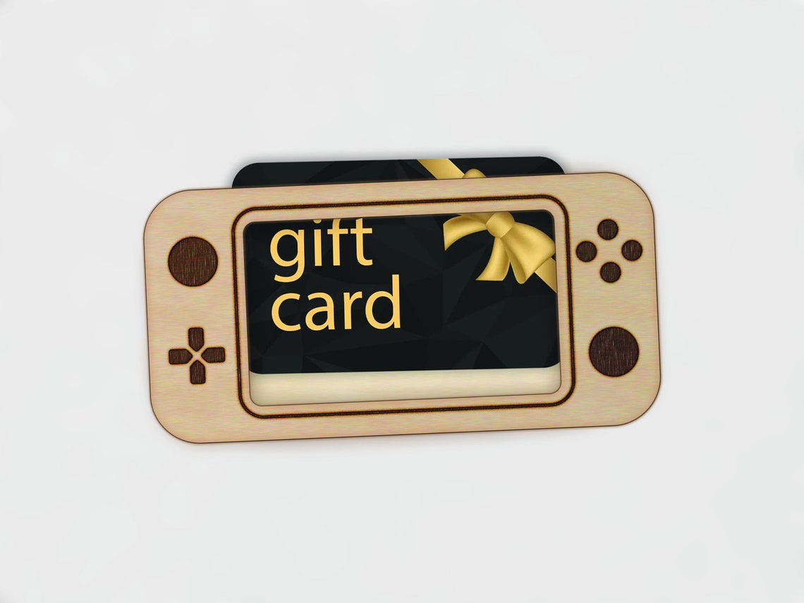 Video Game Gift Card Holder SVG: Laser Cut File (digital Download) - Etsy