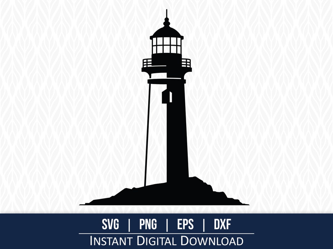 Lighthouse SVG Lighthouse Laser Cut File - Etsy
