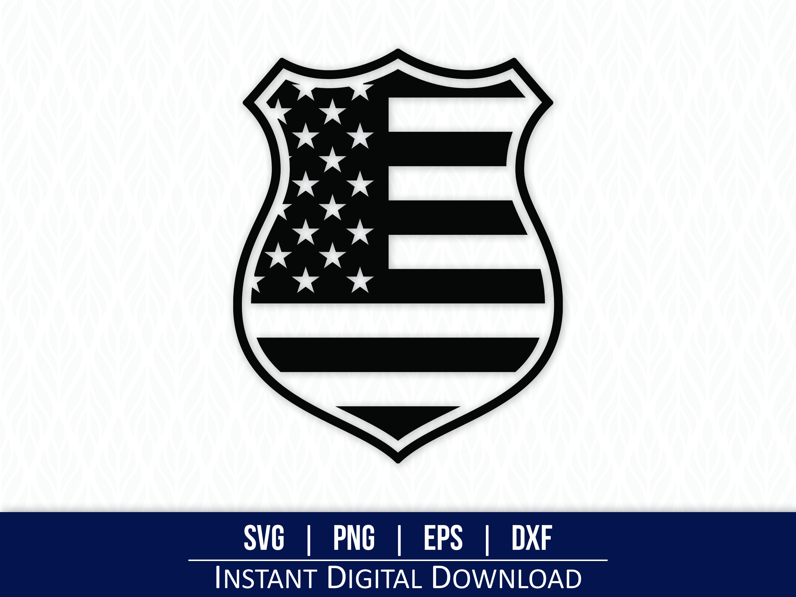 Police Badge SVG - Instant Digital Download - Svg, Png, Dxf and Eps ...