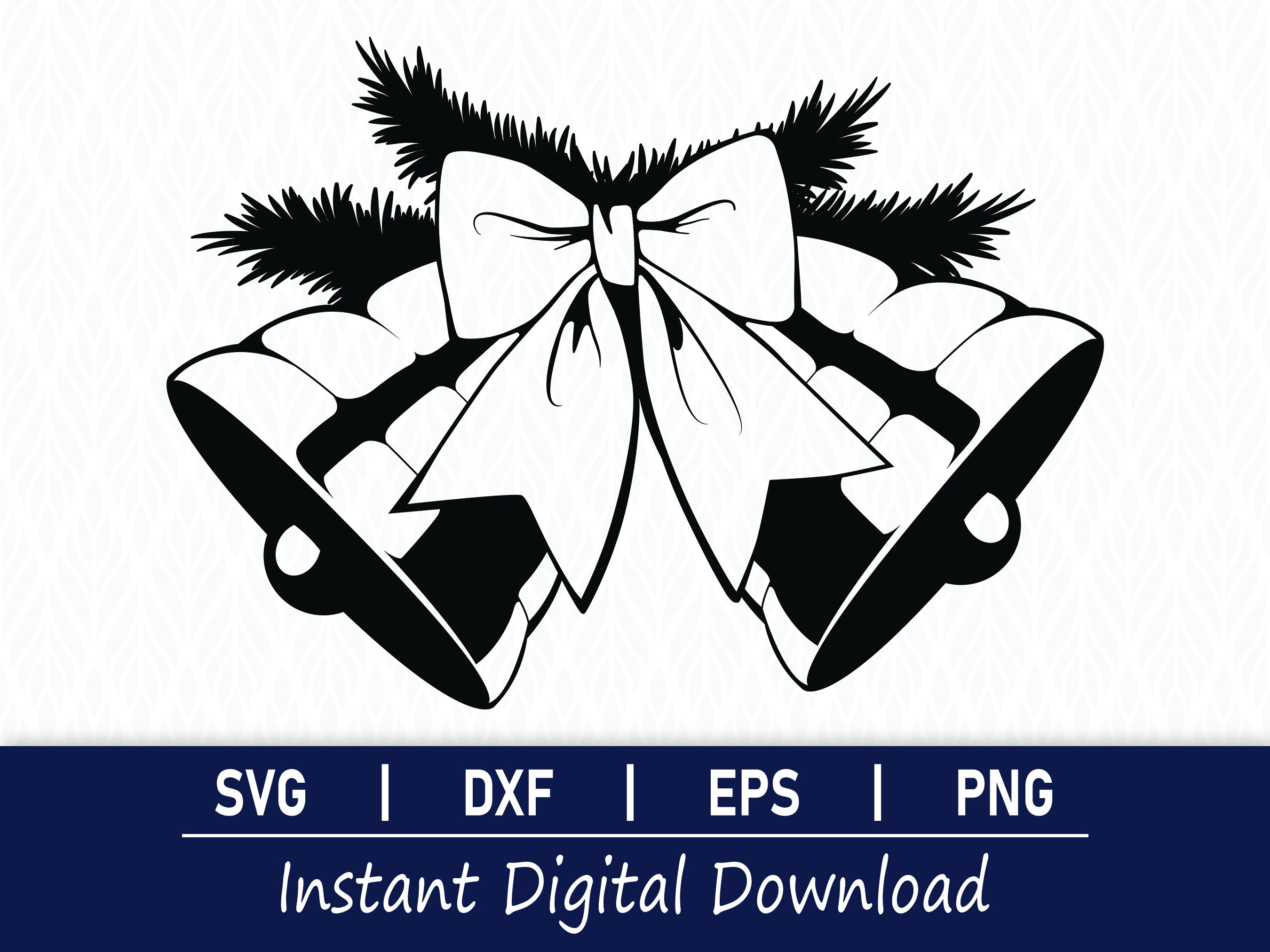 Christmas Silver Bells Clip Art