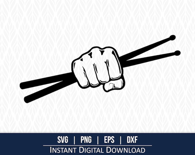 Drummer SVG, PNG - Drum Sticks Svg, Drumsticks Svg, Drumming Svg, Rock ...