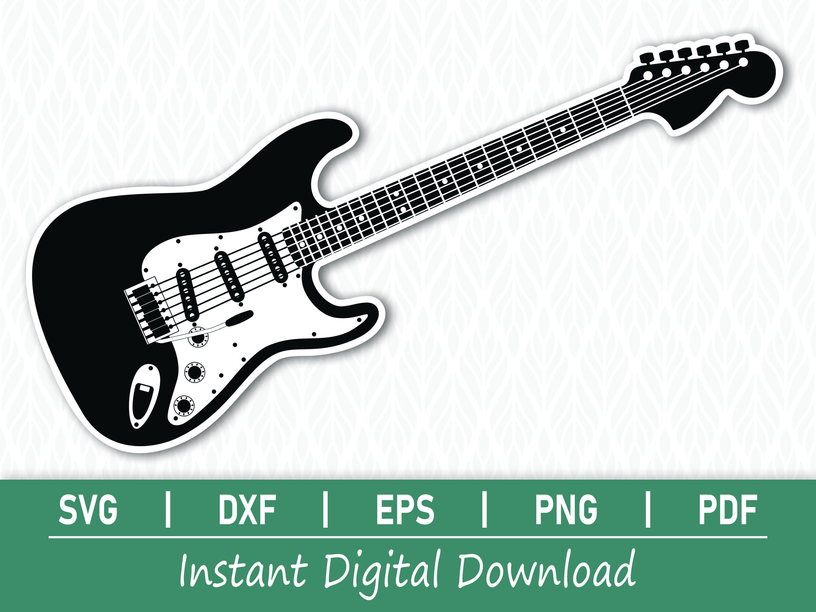 Guitarra SVG / Fender guitarra / vector /sublimación / cricut | Etsy