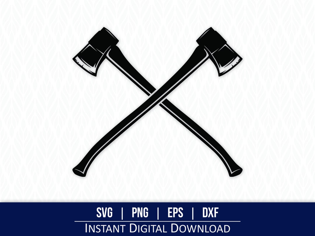 Crossed Axes SVG: Lumberjack Clipart (digital Download) - Etsy