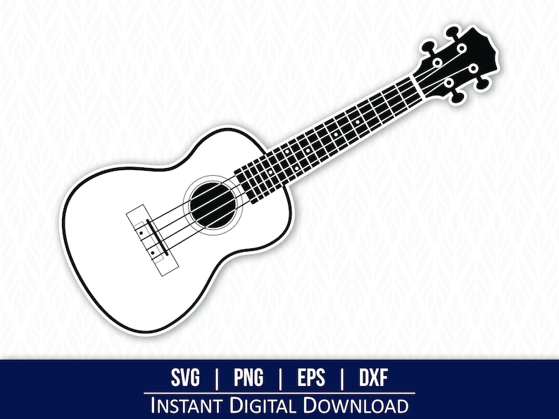 Ukulele SVG - Instant Digital Download - Svg, Png, Dxf and Eps Included ...
