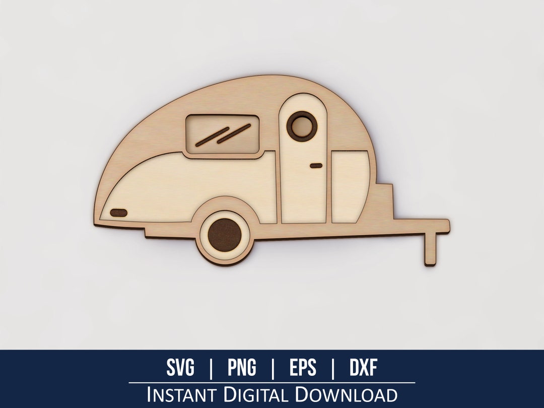 Gift Card Holder SVG, Laser Cut File, Camper Laser Cut File, Gift Card ...