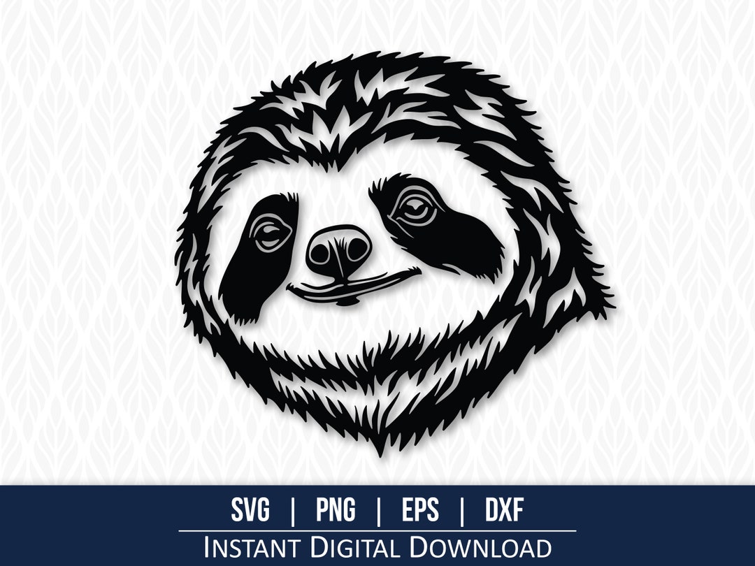 Sloth SVG - Instant Digital Download - Svg, Png, Dxf and Eps Included ...
