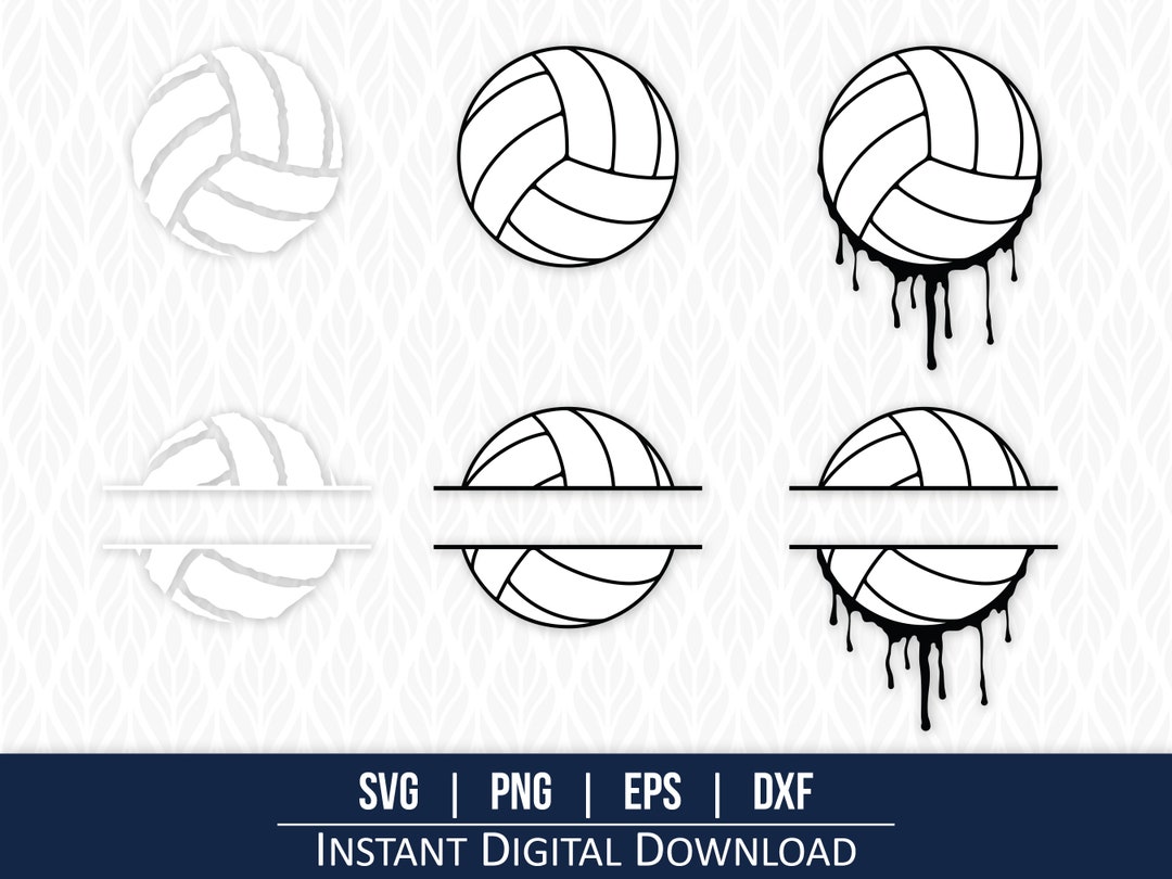 Volleyball SVG - Instant Digital Download - Svg, Png, Dxf and Eps ...