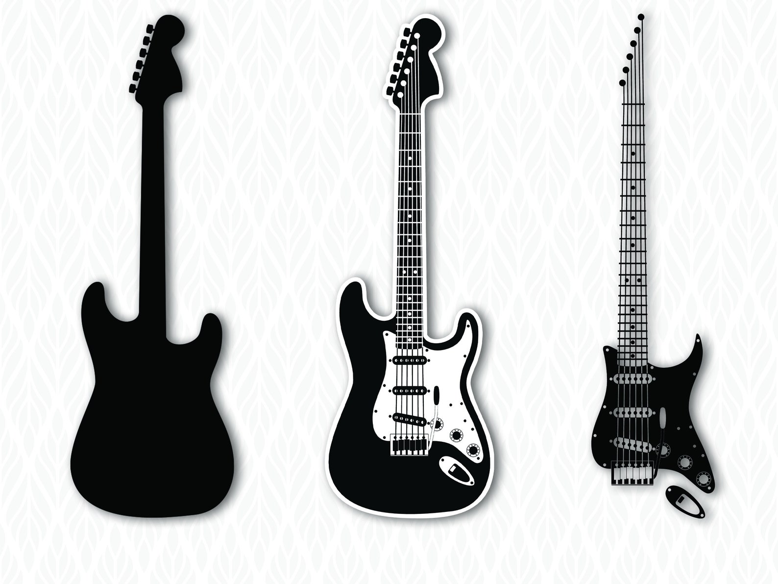 Guitarra SVG / Fender guitarra / vector /sublimación / cricut | Etsy