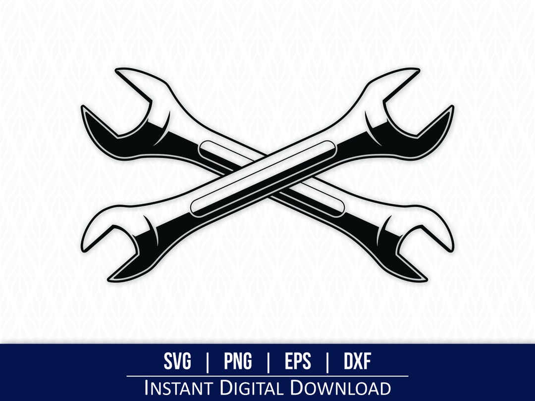 Wrench Instant Digital Download Svg, Png, Dxf and Eps Included - Etsy
