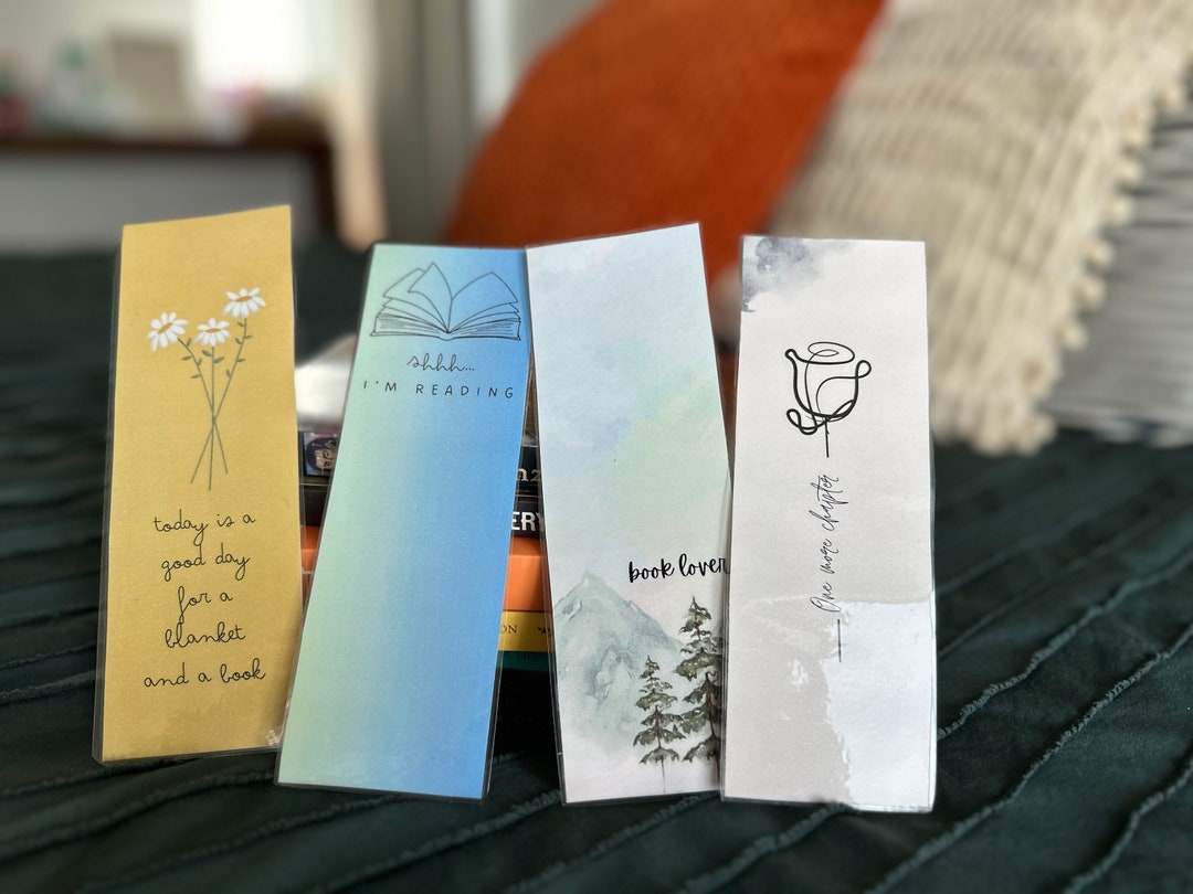 Printable Bookmarks — "book Lover" - Etsy