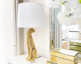 Gold Table Lamp - Etsy