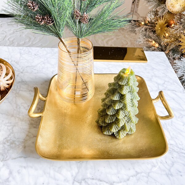 Gold Serving Tray - Etsy