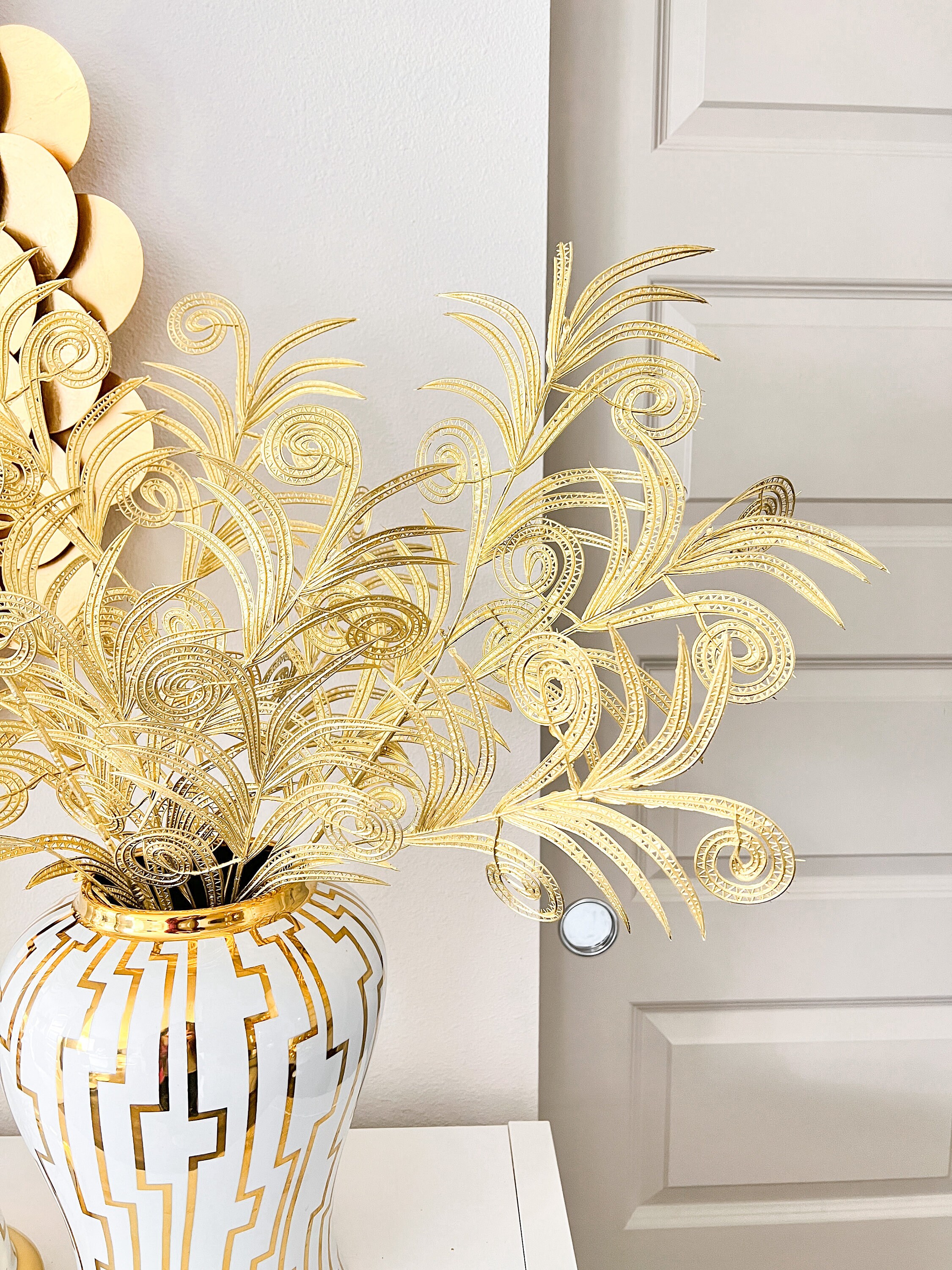 Gold Swirl Stems pack of 3 Stems Gold Christmas Stems - Etsy