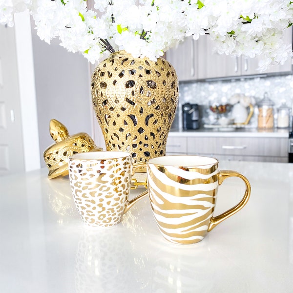 Gold Mug - Etsy
