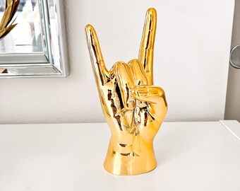 Gold Hand Sculpture - Etsy