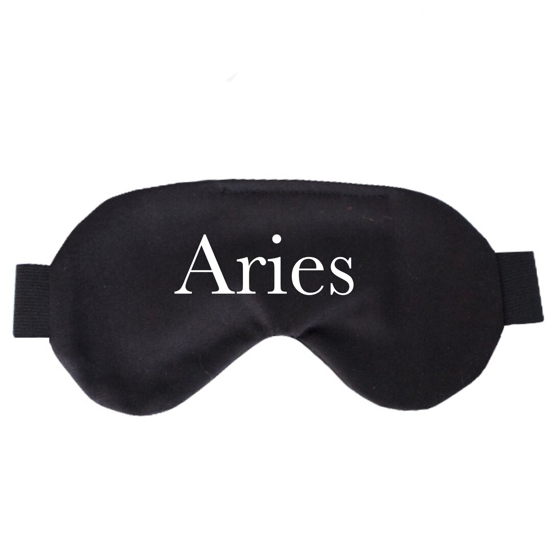 Aries Star Sign Large Silk Satin Eyemask | Aries Gift | Aries Zodiac ...