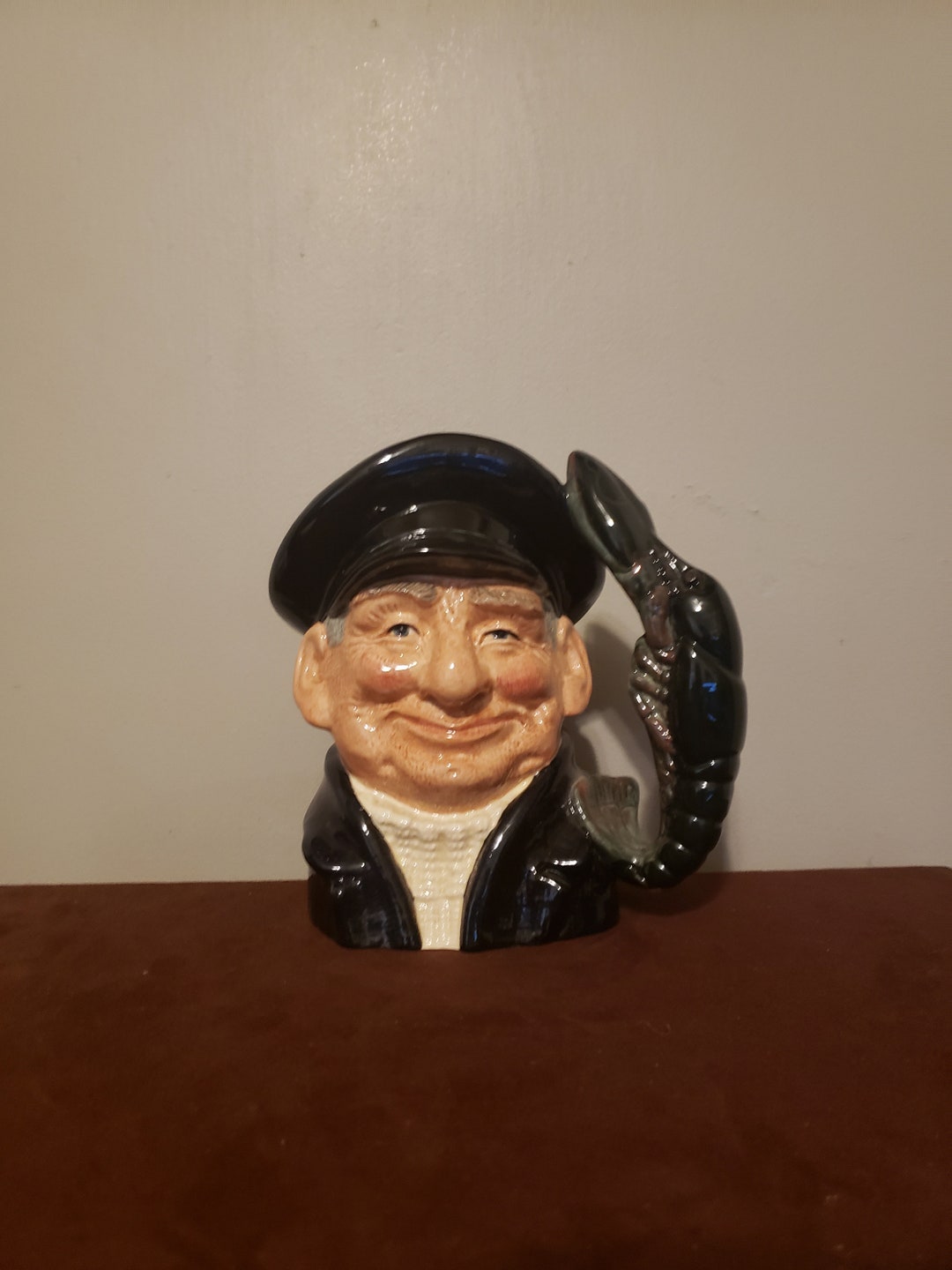 Vintage Royal Doulton Jug Lobster Man - Etsy