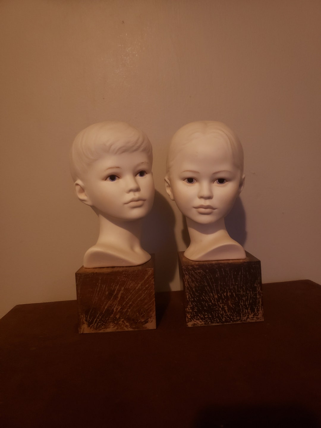 Vintage Pair Cybis Porcelain Busts - Etsy