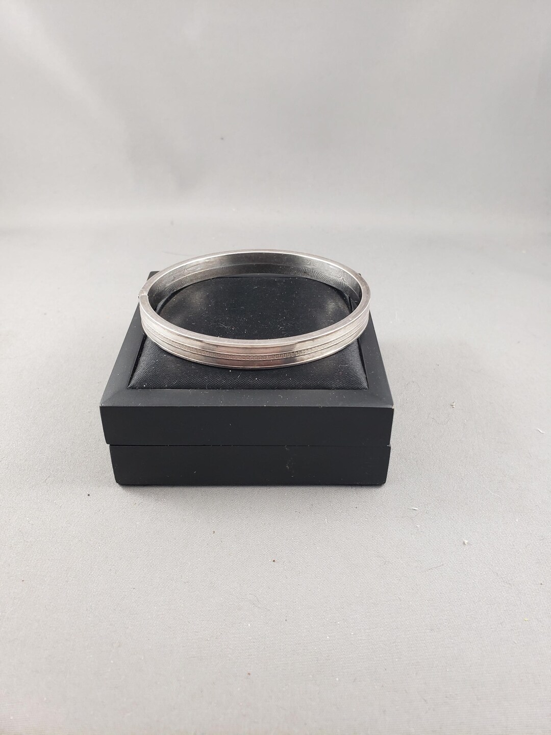 Vintage 835 Silver Bangle - Etsy