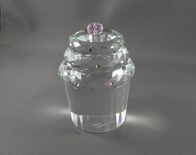 Simon Designs Crystal Cupcake Paperweight - Etsy