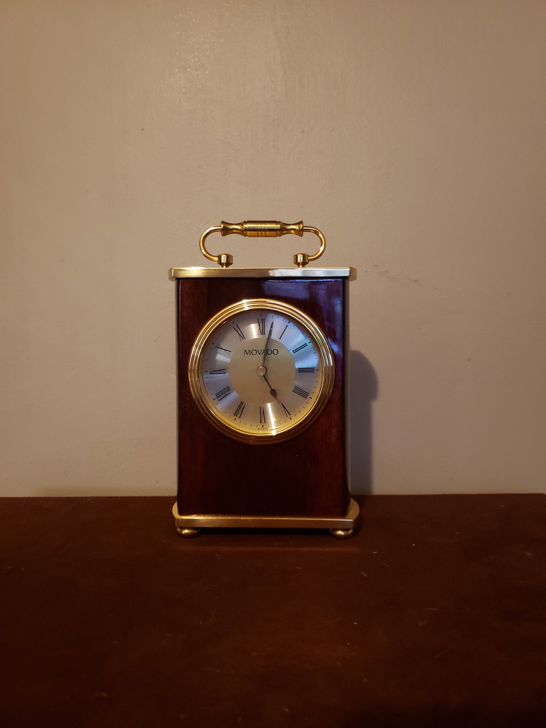 Vintage Movado Clock - Etsy