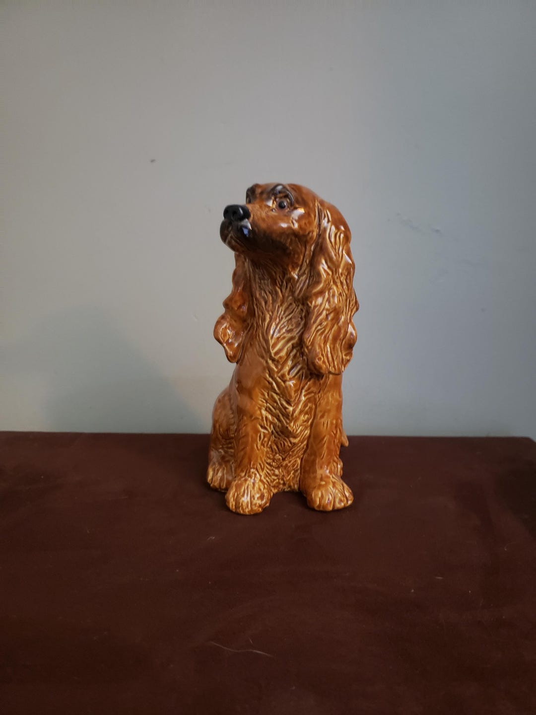 Vintage Irish Setter Dog Figurien - Etsy