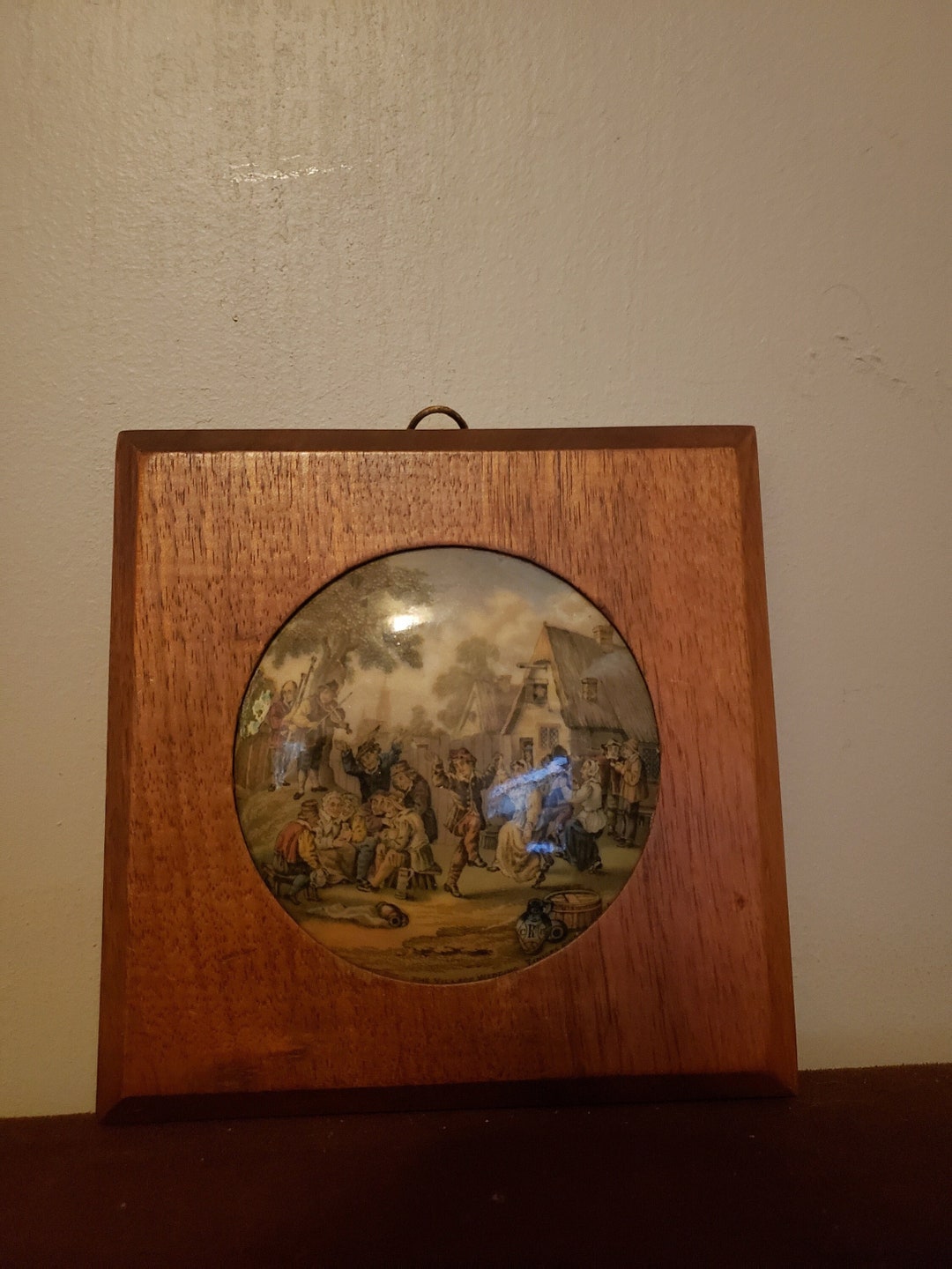 Antique Prattware Pot Lid - Etsy