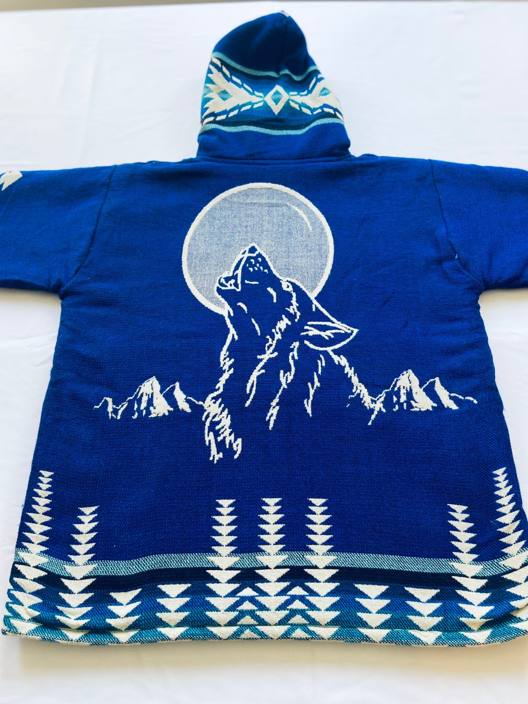 Ecuador Hoodie WOLF by Otavalenos Warm Lining Large - Etsy