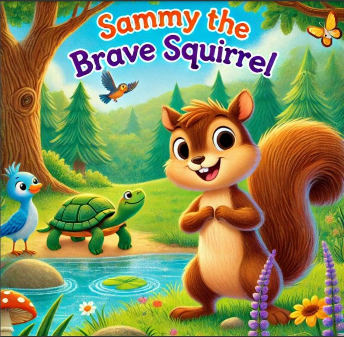 Sammy the Brave Squirrel - Story Book for Small Children - Etsy