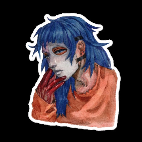 Sal Fisher Sally Face Vinyl Slasher Sticker - Etsy