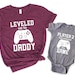 Leveled up Shirtdad and Son Matching Shirts Shirtnew Dad - Etsy