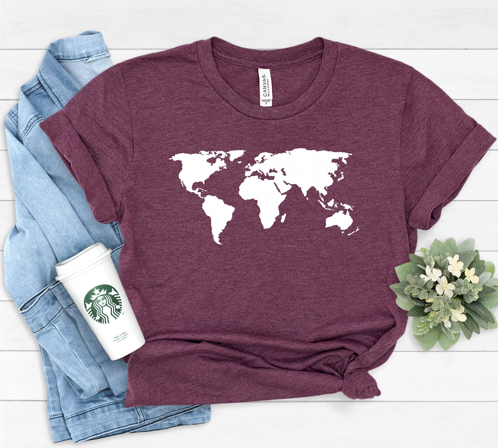 World Map Shirt Travel Shirt Traveler Gift Travel Lover - Etsy