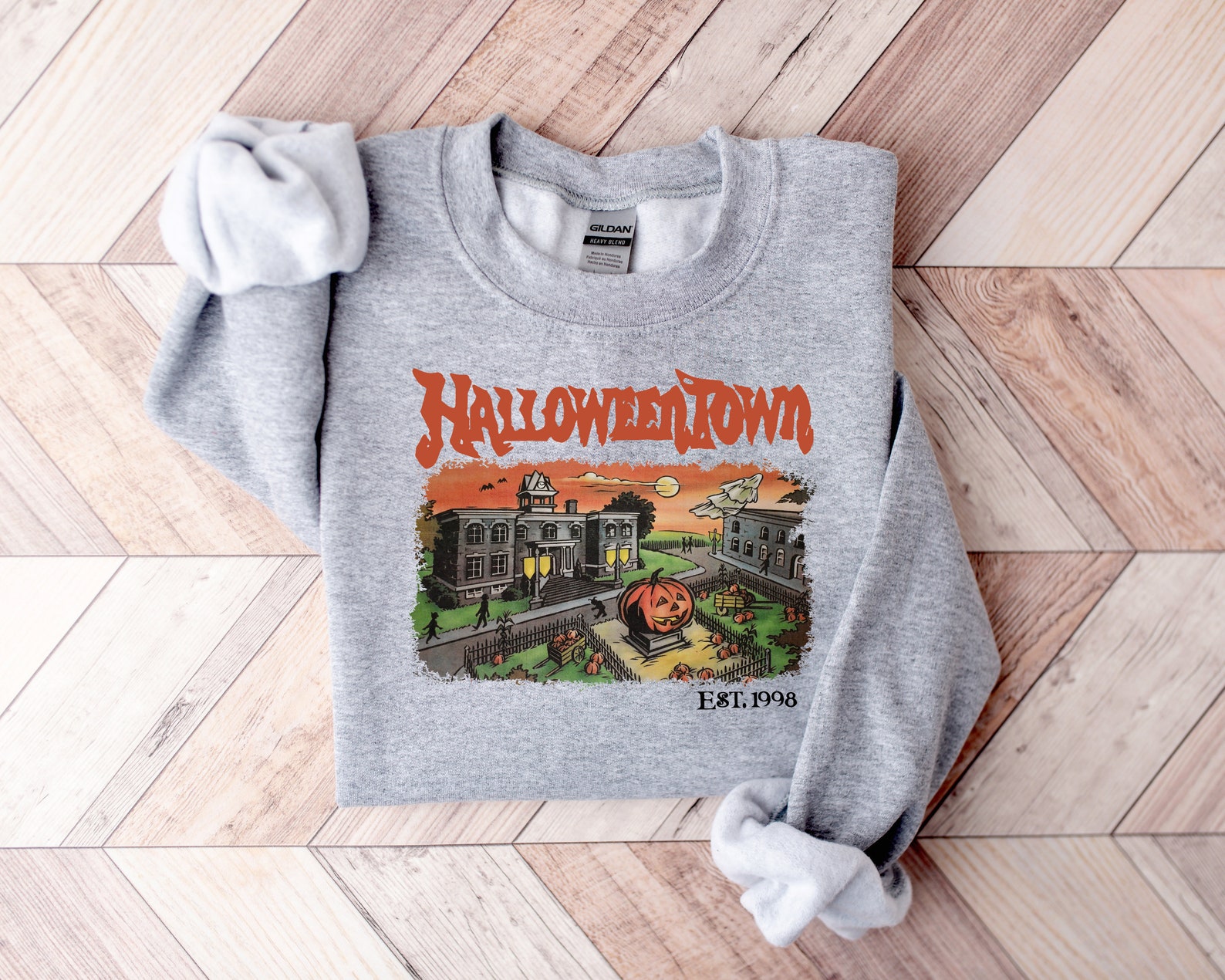 Halloweentown Est 1998 Sweatshirt, Halloweentown University, Retro ...