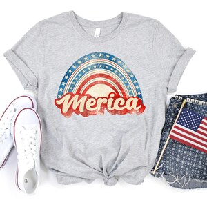 4th of July Rainbow Merica Shirt,freedom Shirt,fourth of July Shirt,patriotic Shirt,independence ...
