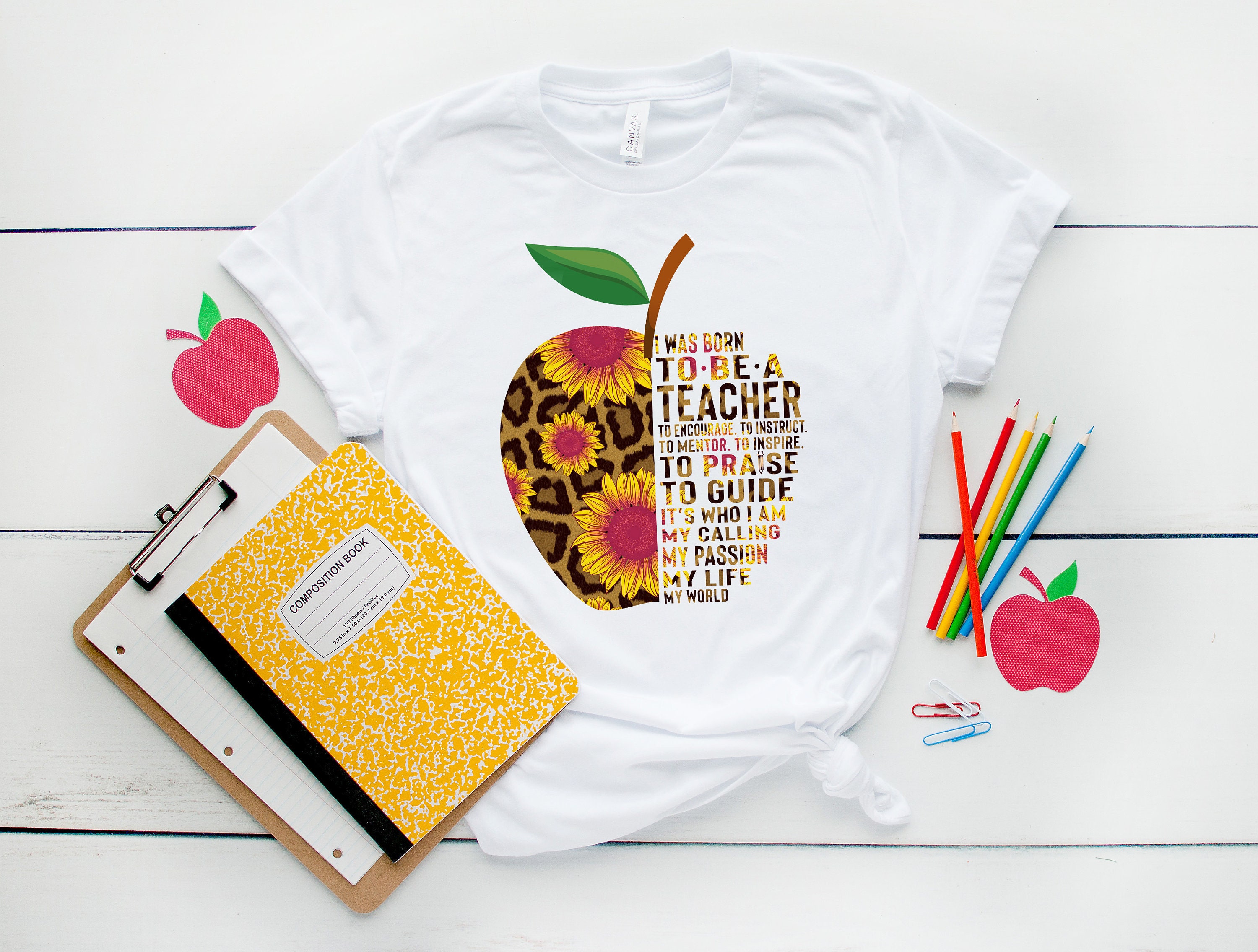 Inspirational Teacher Shirts Teach Love Inspire Shirt Back | Etsy